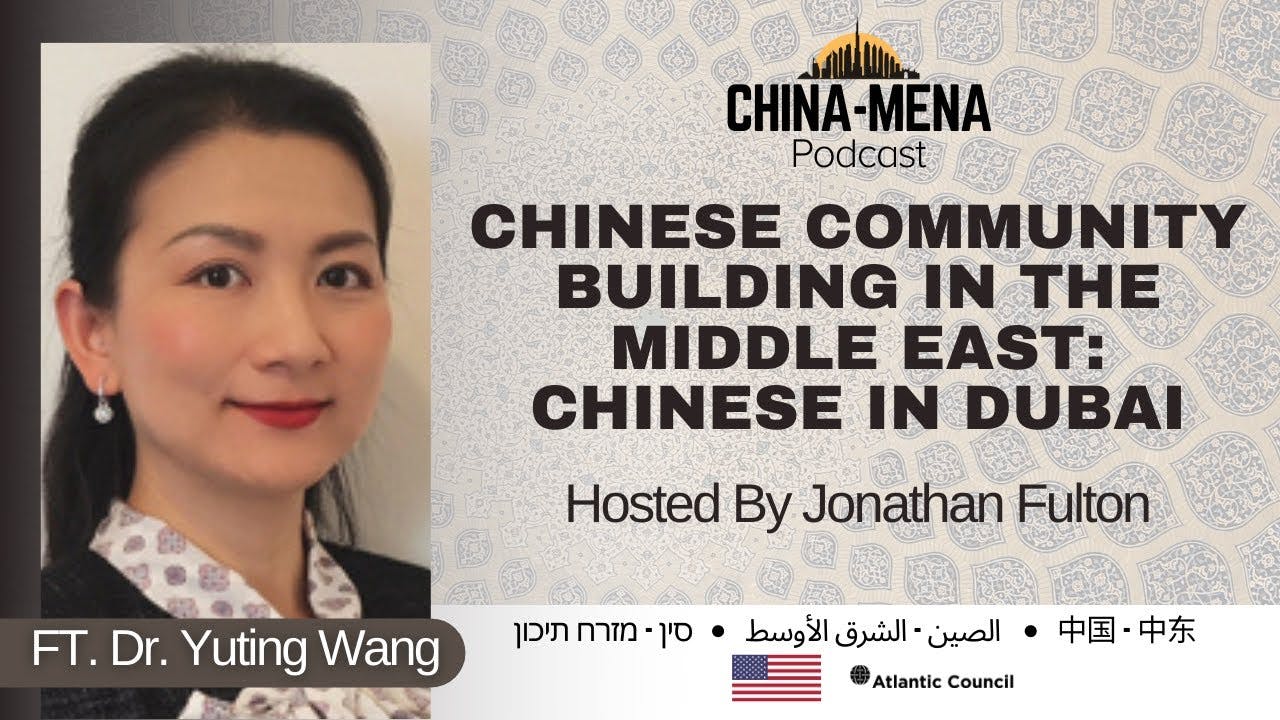 Chinese Community Building in the Middle East: Chinese in Dubai - The ...