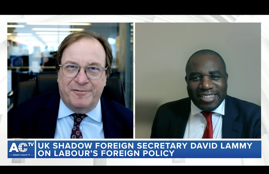 UK Shadow Foreign Secretary David Lammy on Labour’s foreign policy ...