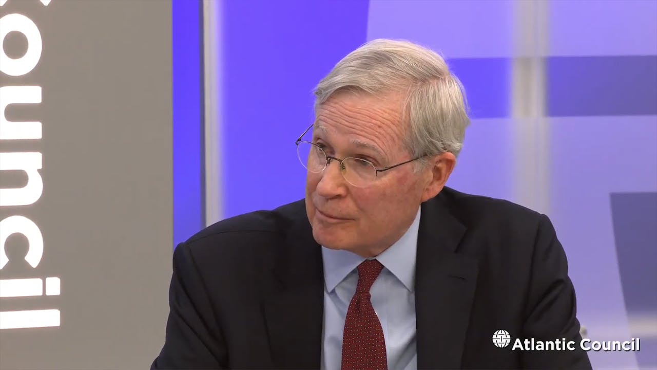 Stephen J. Hadley "Hand-off" book talk - Atlantic Council TV