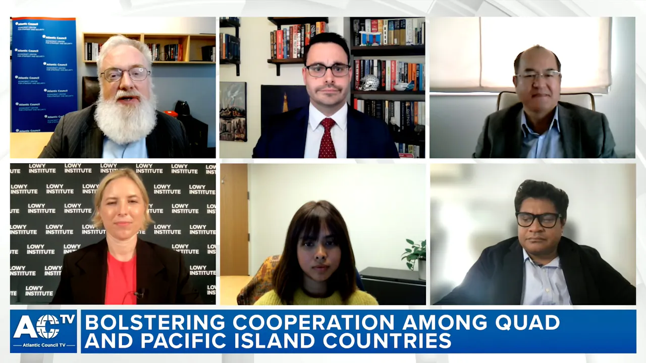Cooperation among Quad and Pacific Islands countries - Atlantic Council TV
