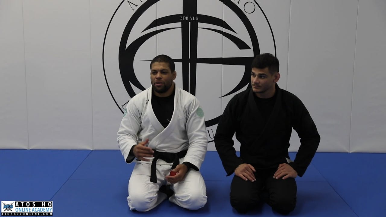 One Hand Choke Counter Against Over Under Pass - Andre Galvao - Atos ...