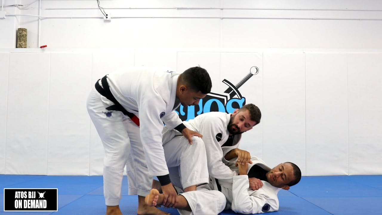 Countering Leg Drag Defense Part 2 - Rolando Samson - Atos BJJ OnDemand