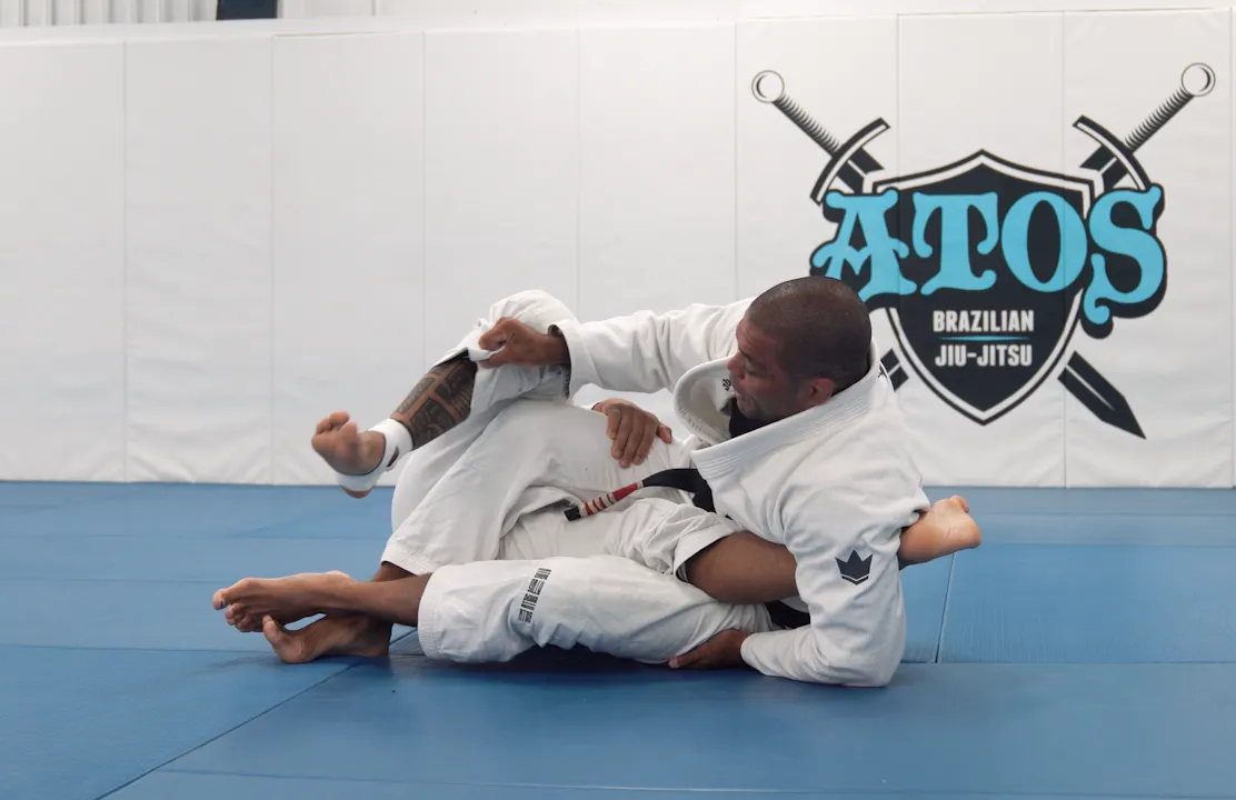 Flying Knee Bar From DLR Guard | Part 2 - Andre Galvao - Atos BJJ OnDemand