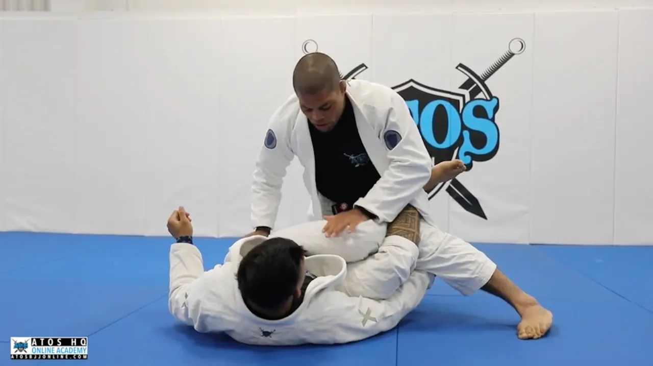 Squid Guard Pass Using Side Smash Concepts - Andre Galvao - Atos BJJ ...