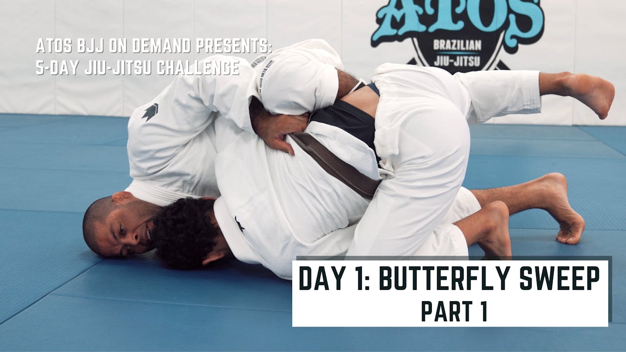 Day #1: Butterfly Sweep - Part 1 | 5-Day Jiu-Jitsu Challenge - 5-Day ...