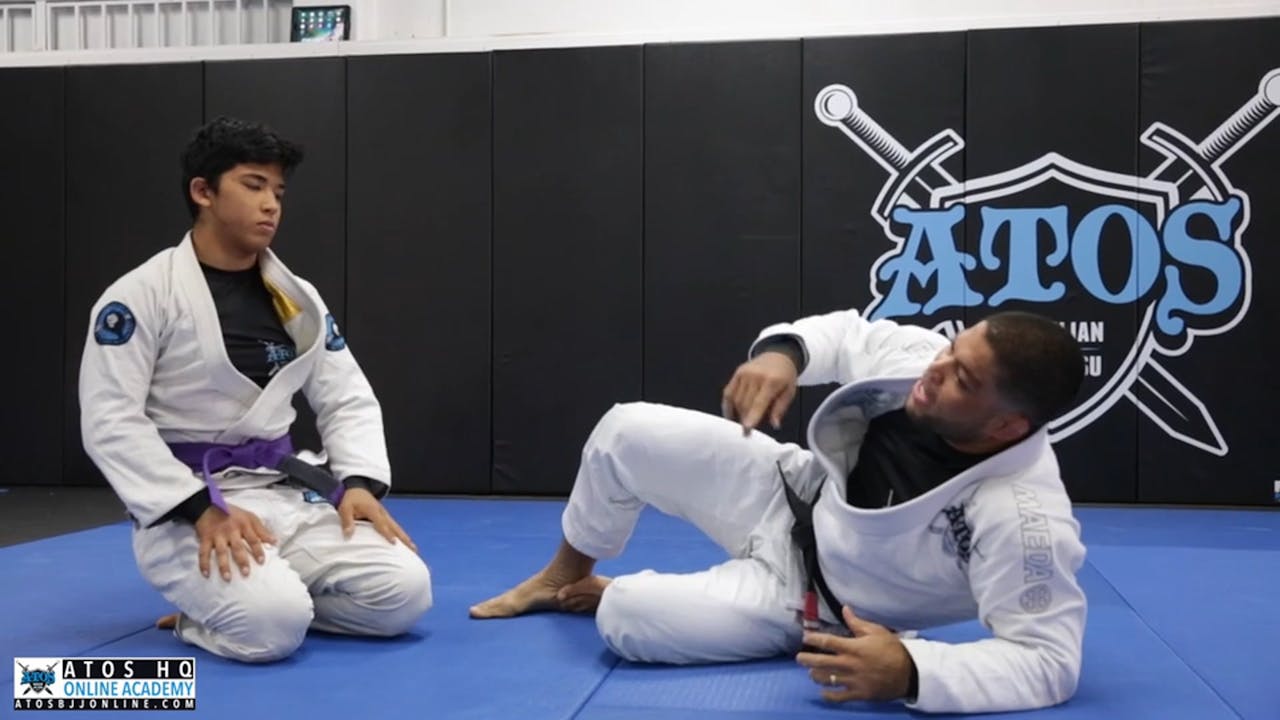 Sweep From X Guard Position - Andre Galvao - Atos BJJ OnDemand