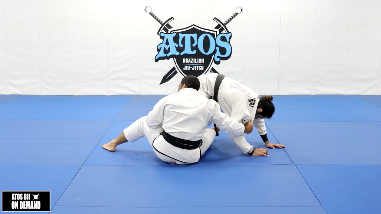 Collar Drag & Arm Drag Attacks from Shallow Lasso Guard - Andre Galvao ...
