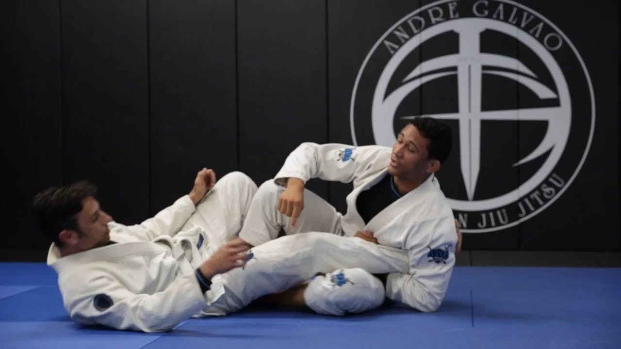 Sweeping Form the One Leg X Guard Into Ankle Lock - Dominique Bell ...