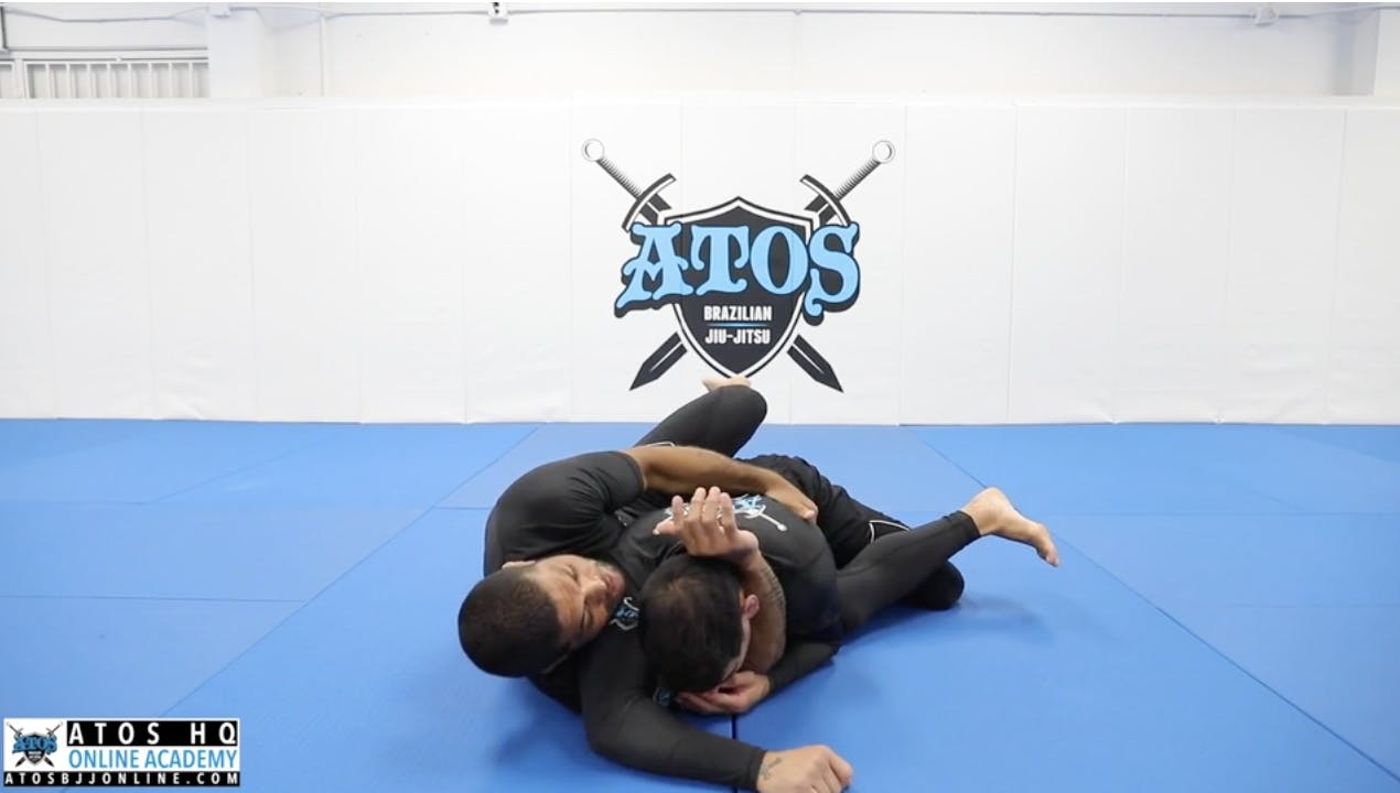 Sneaky Back Attack | Side Control Escape - Andre Galvao - Atos BJJ OnDemand
