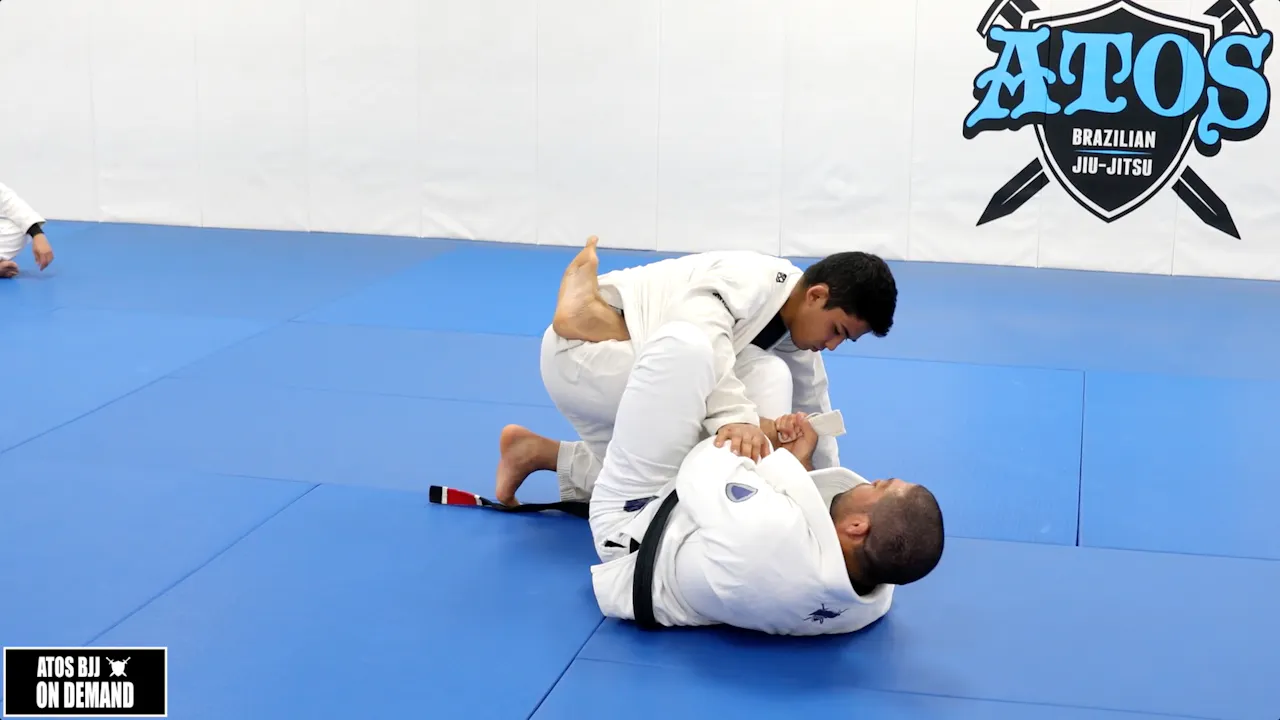 The Vine Guard Sweep From 50/50 - Andre Galvao - Atos BJJ OnDemand