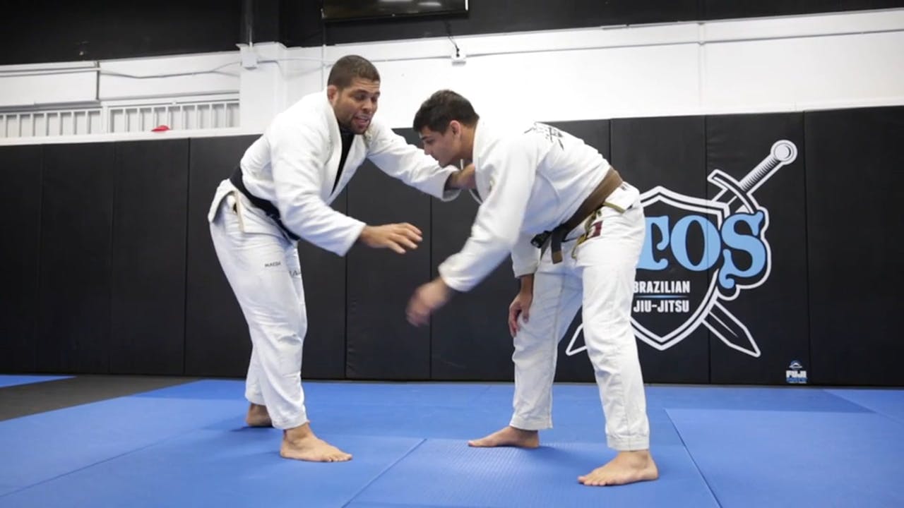 The Drop & Jump De La Riva Guard Pull Concept - Andre Galvao - Atos BJJ ...