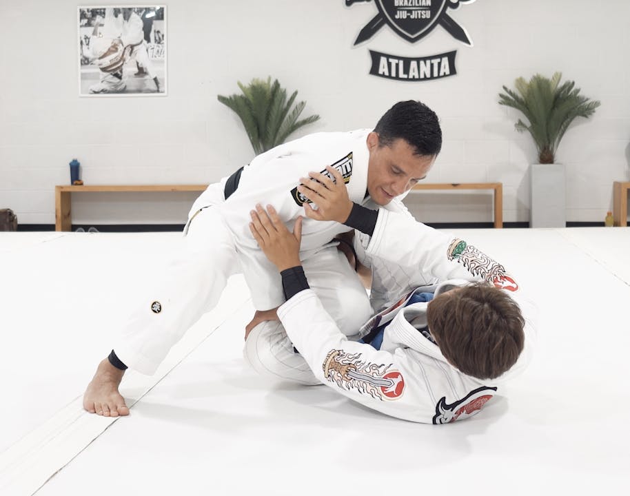 Options for Passing Reverse Dela Riva From Top Half Guard - Bruno ...