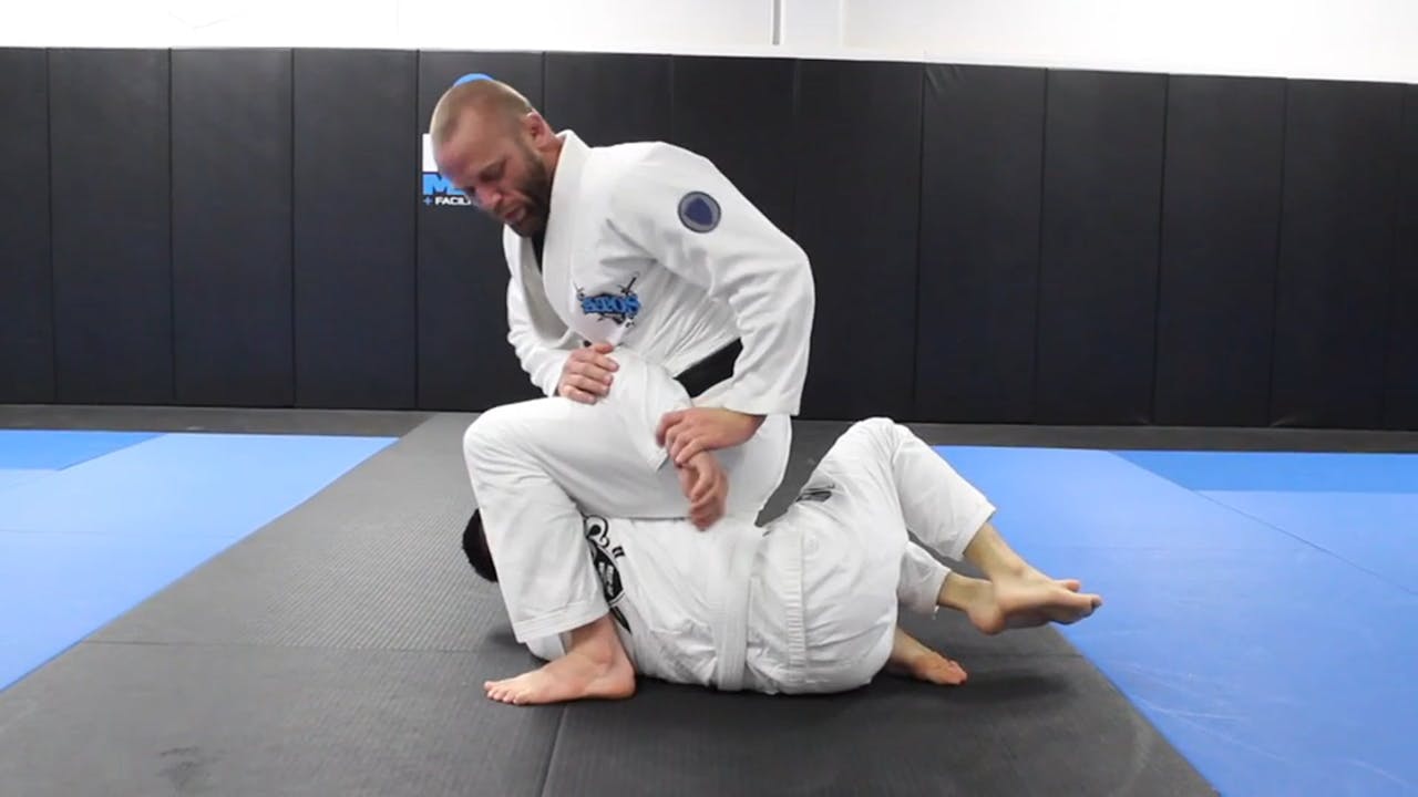 Basic Hooks Guard Sweep to Mount + Kimura - Josh Hinger - Atos BJJ OnDemand