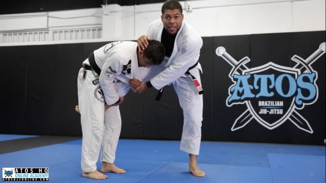 Single Leg Takedown Defense with Overhead Sweep + Arm Bar - Andre ...