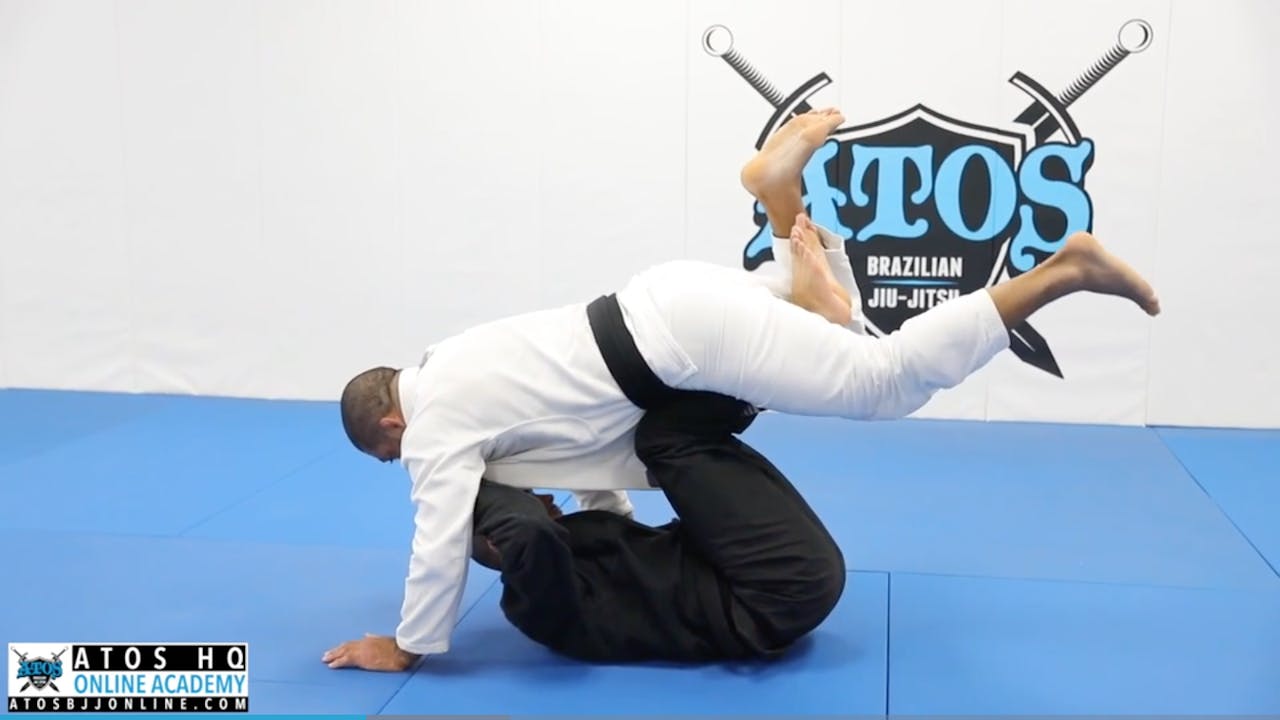 The Scissors Pass From Hooks Guard to Leg Drag - Andre Galvao - Atos ...