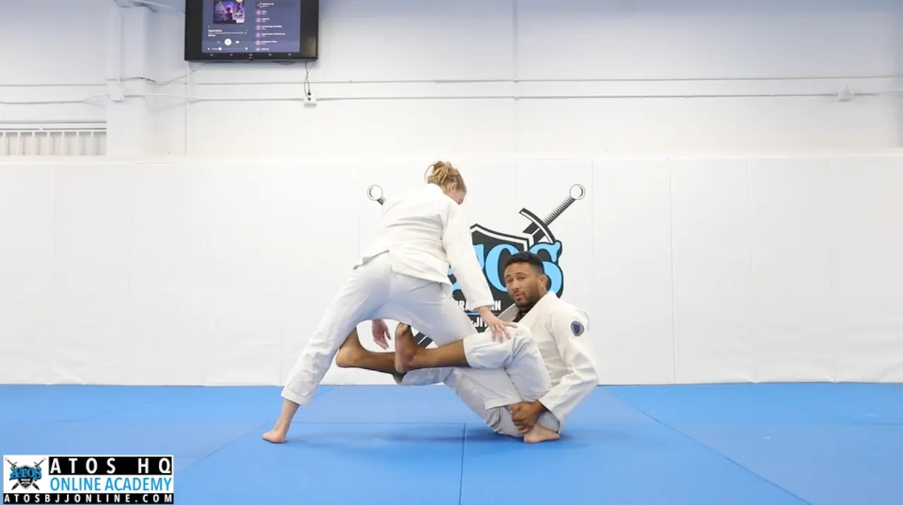 Reverse DLR Worm Guard Details - Dominique Bell - Atos BJJ OnDemand