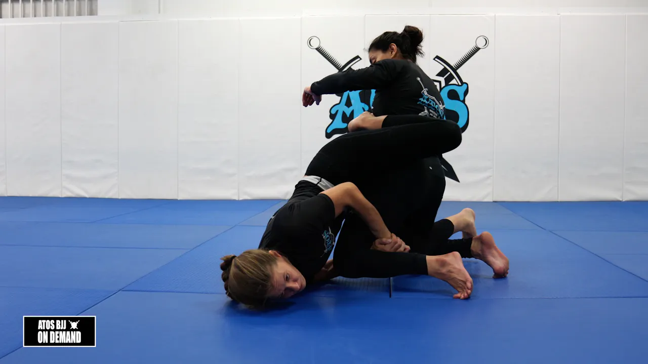 Knee Bar from Knee Shield - Nikki Sullivan - Atos BJJ OnDemand