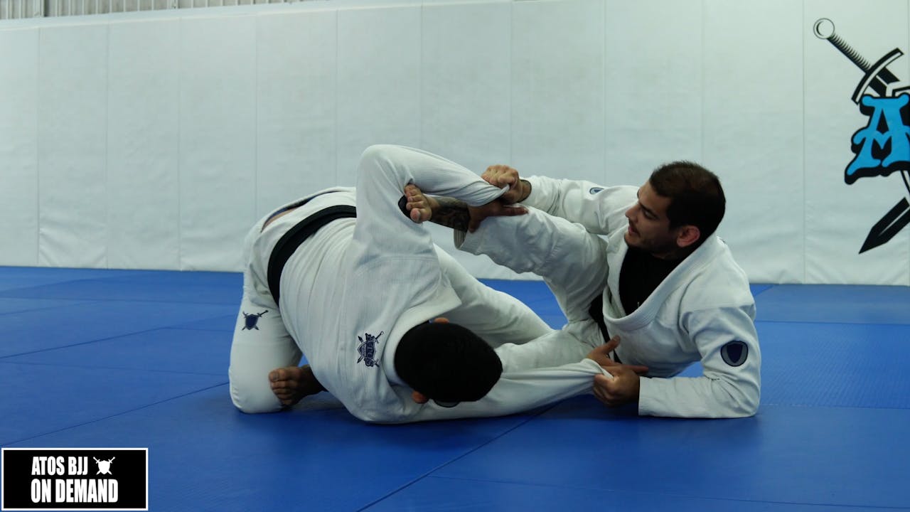 Single leg X + Spider Guard Sweep - Jonnatas Gracie - Atos BJJ OnDemand