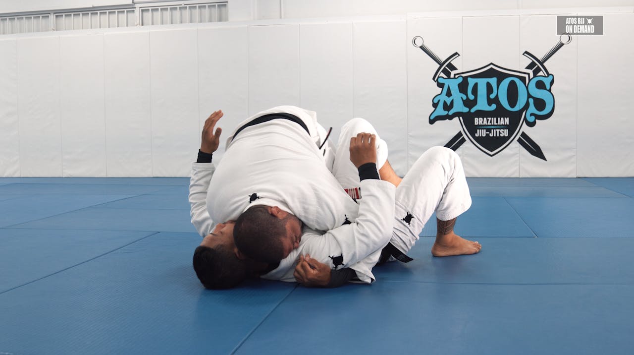Stack Pass To Over Under | Part 2 - Andre Galvao - Atos BJJ OnDemand