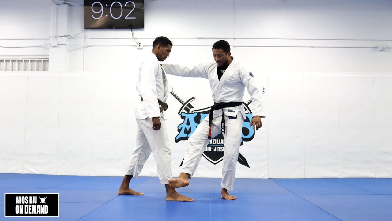 Inside Foot Sweep Concepts - Dominique Bell - Atos BJJ OnDemand
