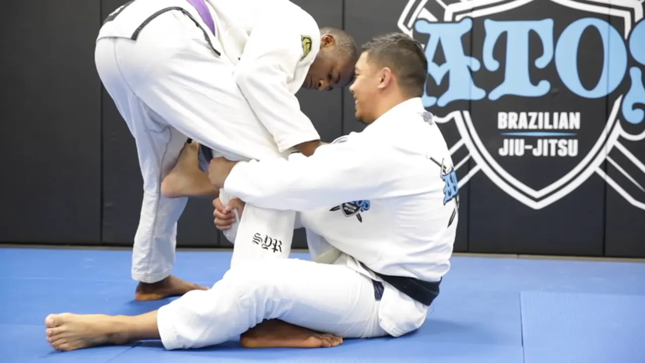 Hip Tilt Single Leg X Sweep From Sit Up Shin To Shin Guard - Rolando ...