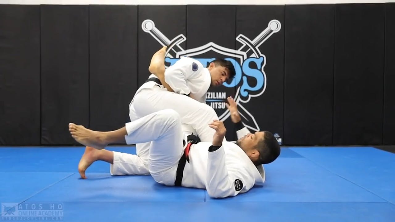 Trab Vine With Stack Pass Using the Lapel - Andre Galvao - Atos BJJ ...