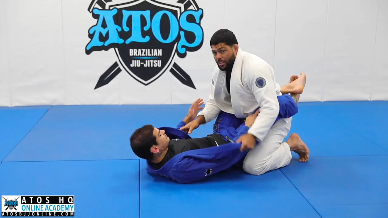 Lapel Trap Pass to "S" Mount Triangle Submission - Atos BJJ OnDemand