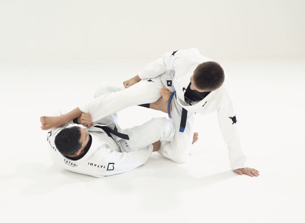 70/30 Guard From Single Leg X to Leg Drag - Bruno Frazatto - Atos BJJ ...