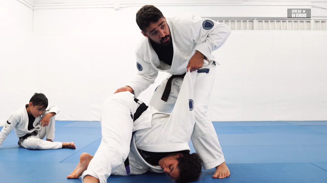 Arm Bar From Stack Pass | Kids Class - Arthur Mariath - Atos BJJ OnDemand
