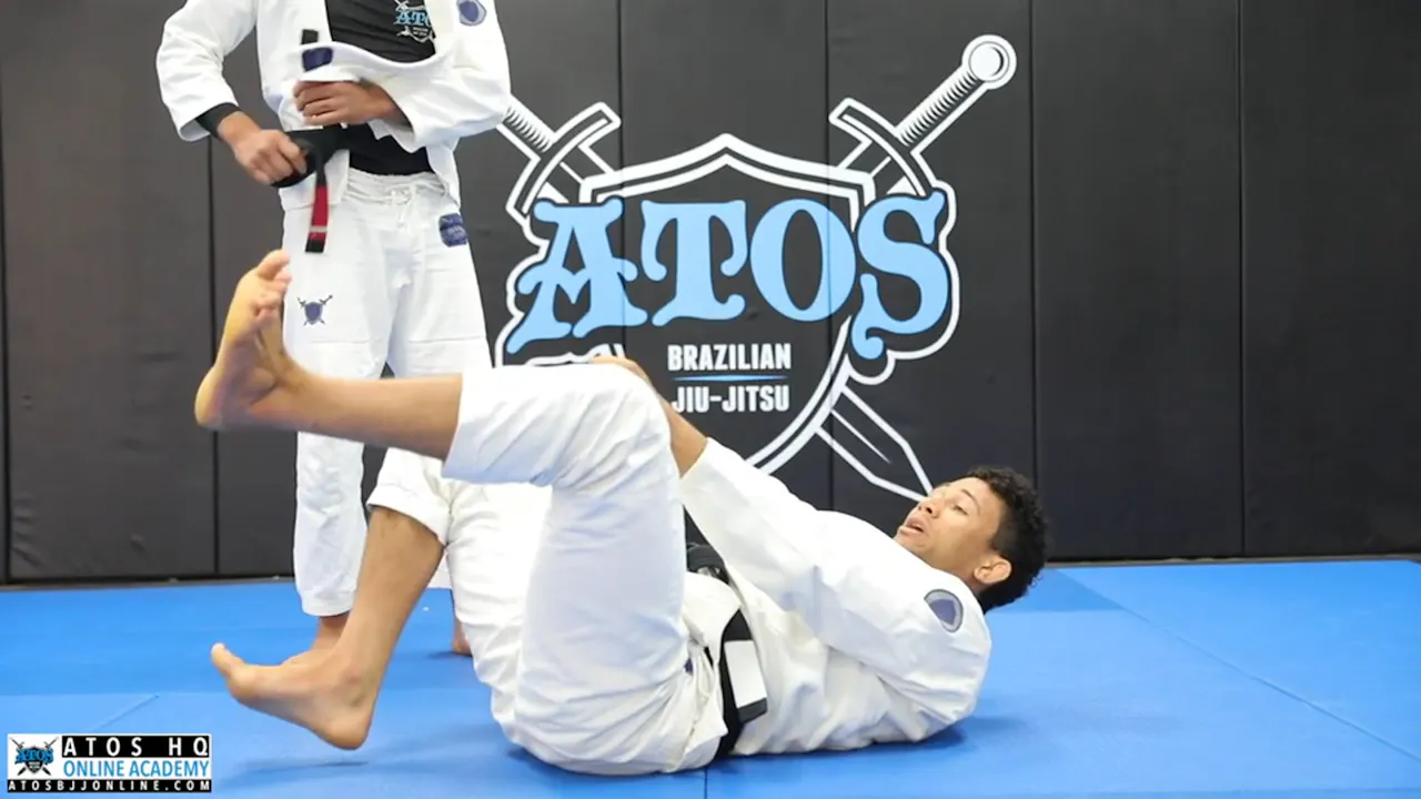 Squid Guard Sweep to Knee Cut Pass - Dominique Bell - Atos BJJ OnDemand