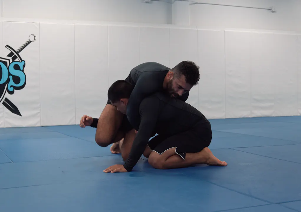 Sitting Guard Strategy to Arm Drag and Front Head Lock | Part 2 - Mike ...
