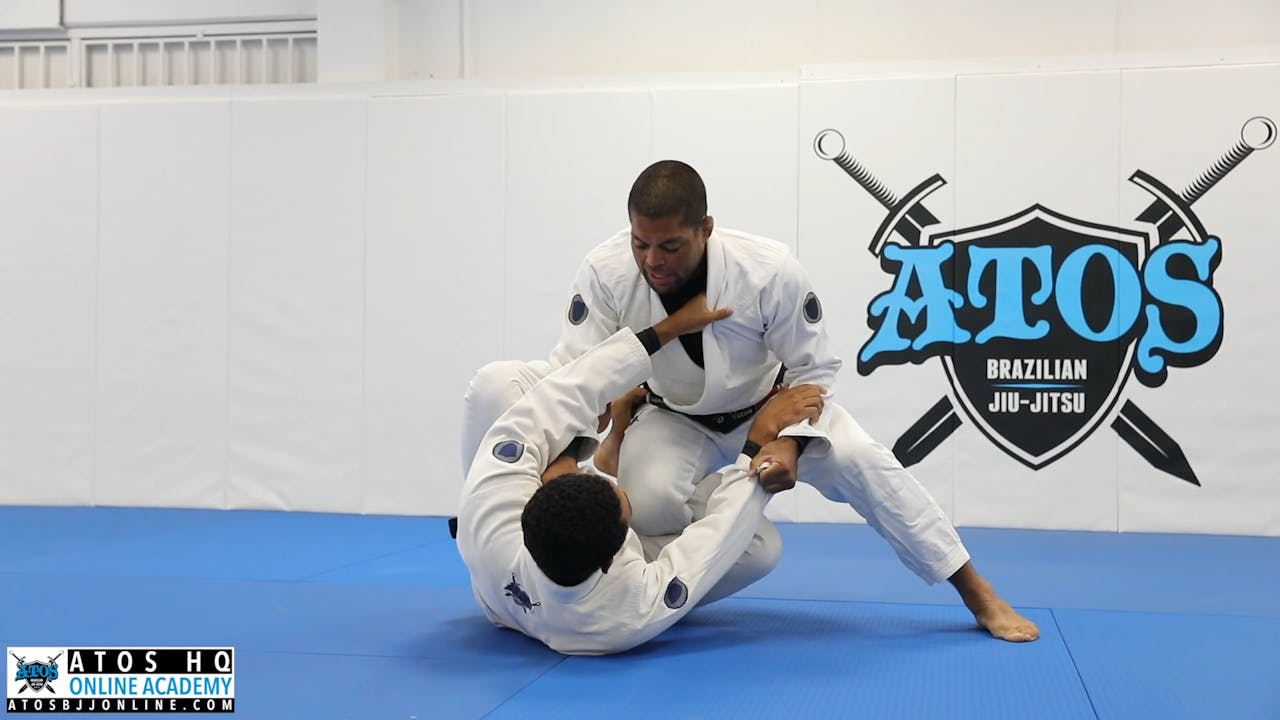 Side smash from powerful pressure knee cut - Atos BJJ OnDemand