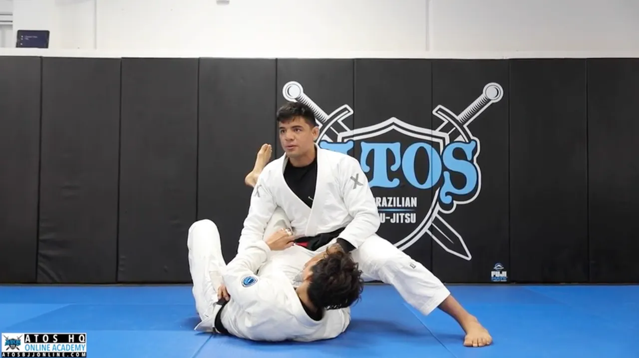 Side Control Transition To Windshield Wiper Leg Staple Foot Work ...