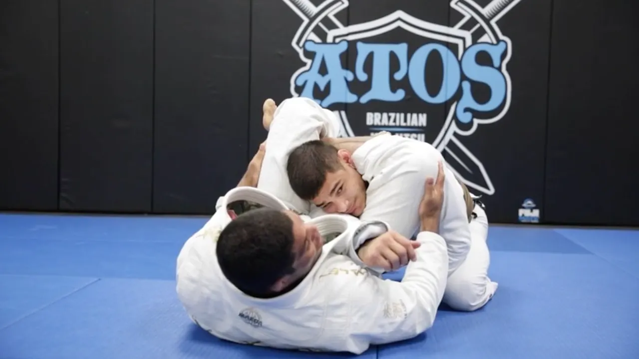 2 Basic Triangle Attacks From Close Guard - Andre Galvao - Atos BJJ ...