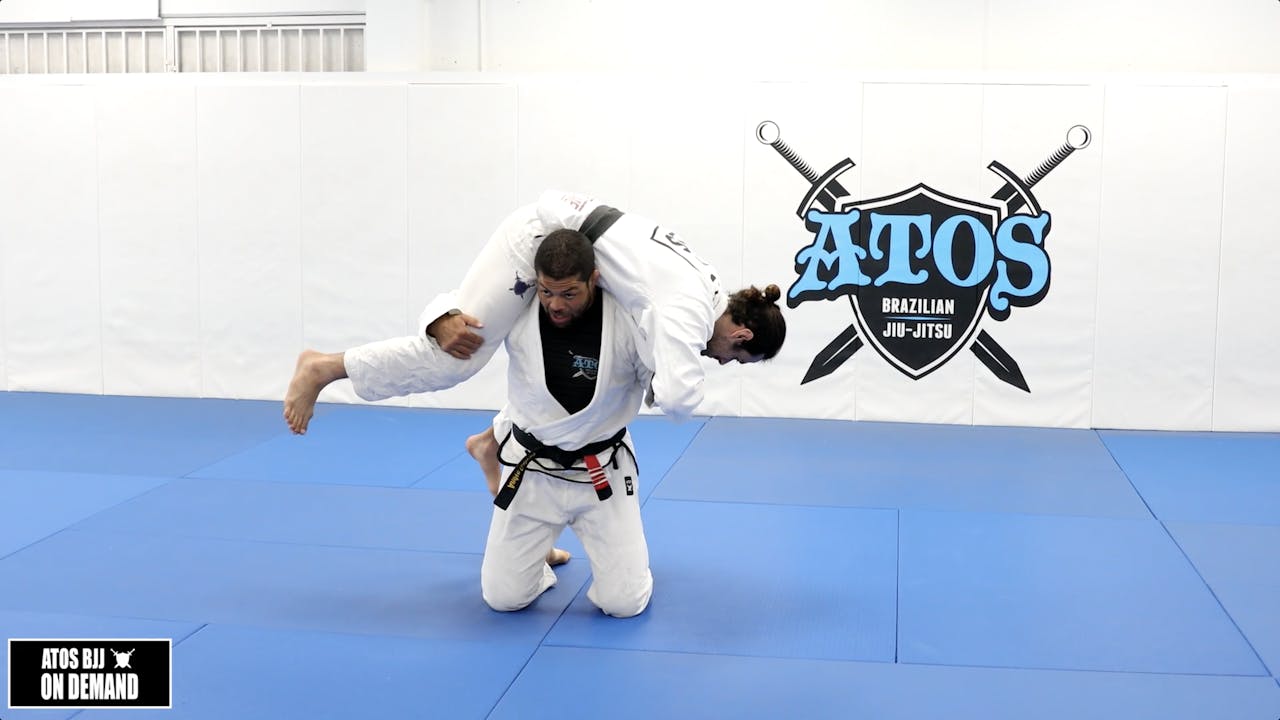 Fireman Carry Takedown - Kataguruma - Andre Galvao - Atos BJJ OnDemand
