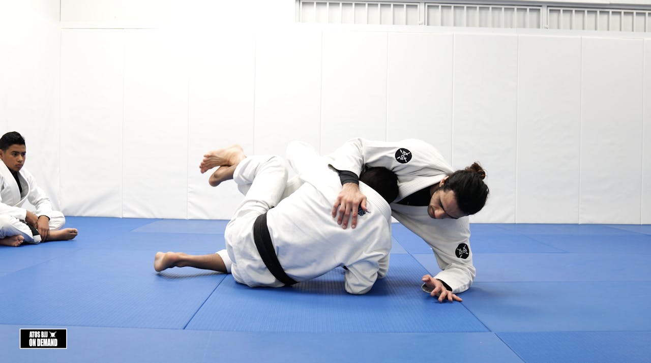 Shin to Shin Sweep From Half Guard Using the Lapel | Kids Class - Lucas ...