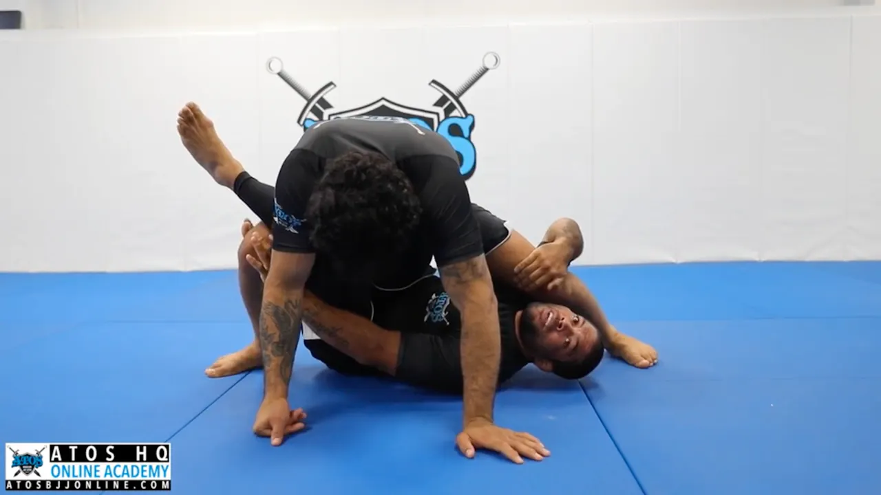 Leg Split Sweep From Deep Half Guard + Heel Hook Submission - Andre ...
