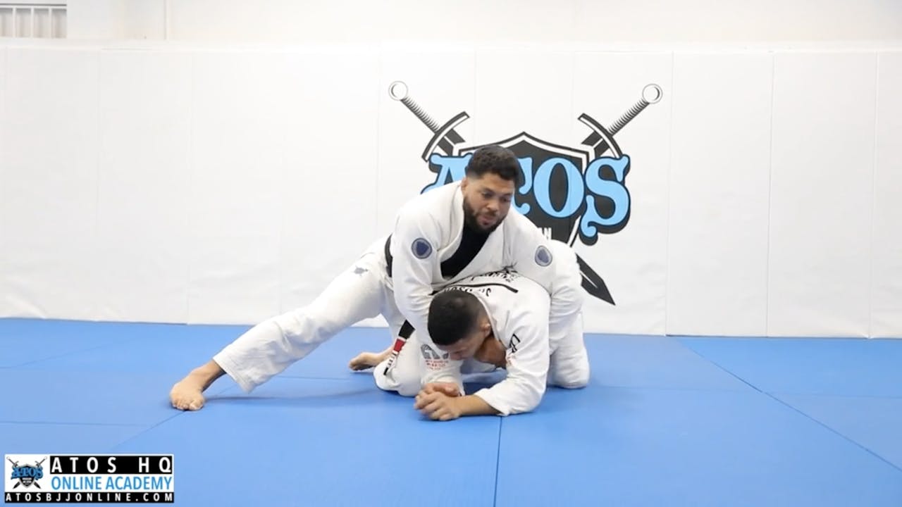 Digital Clock Choke From Back Defense - Andre Galvao - Atos BJJ OnDemand