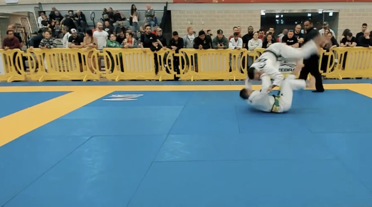 In Action: Rolando Samson "Yoko Tomoe Nage" in the 2023 IBJJF Austin ...