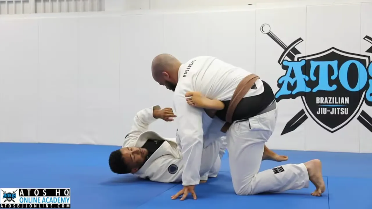 Reverse DLR Worm Guard Sweep - Andre Galvao - Atos BJJ OnDemand