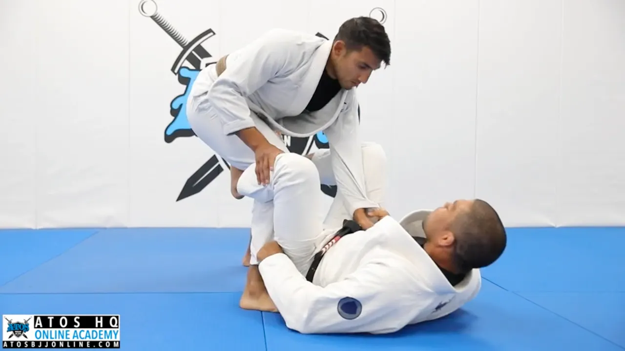 DLR Lasso Guard to One Leg X Sweep - Andre Galvao - Atos BJJ OnDemand