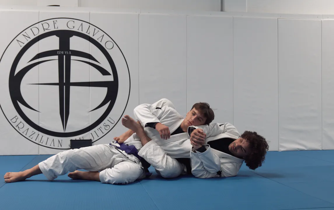 Arm Bar From Back Take With Modified Grip | Part 1 - Atos BJJ OnDemand