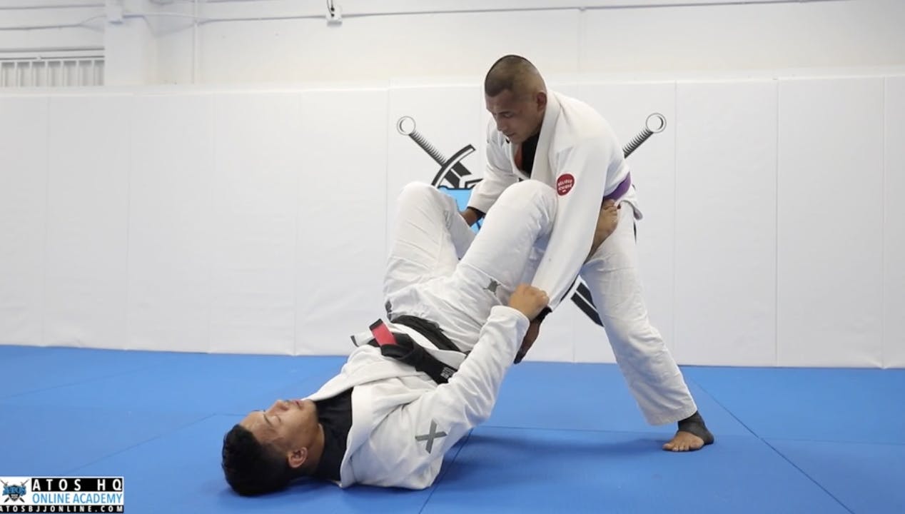 DLR Guard Sweep to Leg Drag Pass - Rolando Samson - Atos BJJ OnDemand