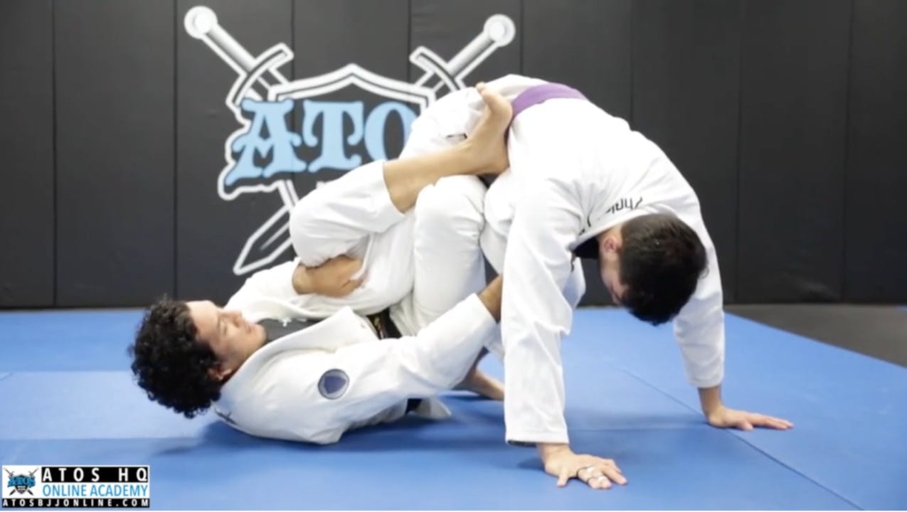 Single Leg X Entry from DLR + Stand Up Sweep - Lucas Barbosa - Atos BJJ ...