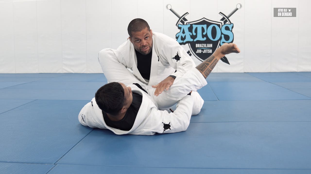 Stack Pass To Over Under | Part 1 - Andre Galvao - Atos BJJ OnDemand