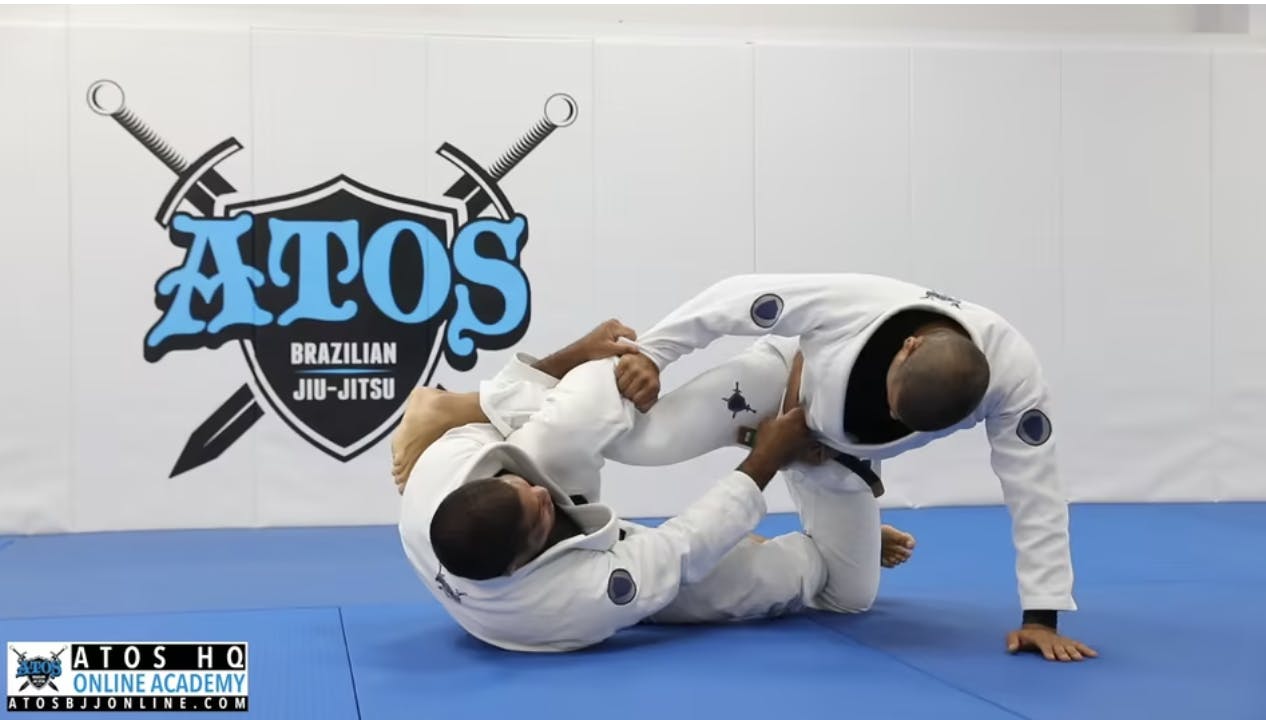 X Guard Set Up From DLR Guard To Overhead Sweep Attack - Andre Galvao ...