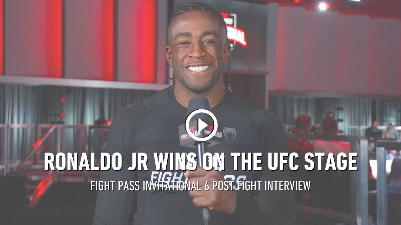 Ronaldo Junior Wins On The UFC Fight Pass Invitational 6 🔥 - Ronaldo ...