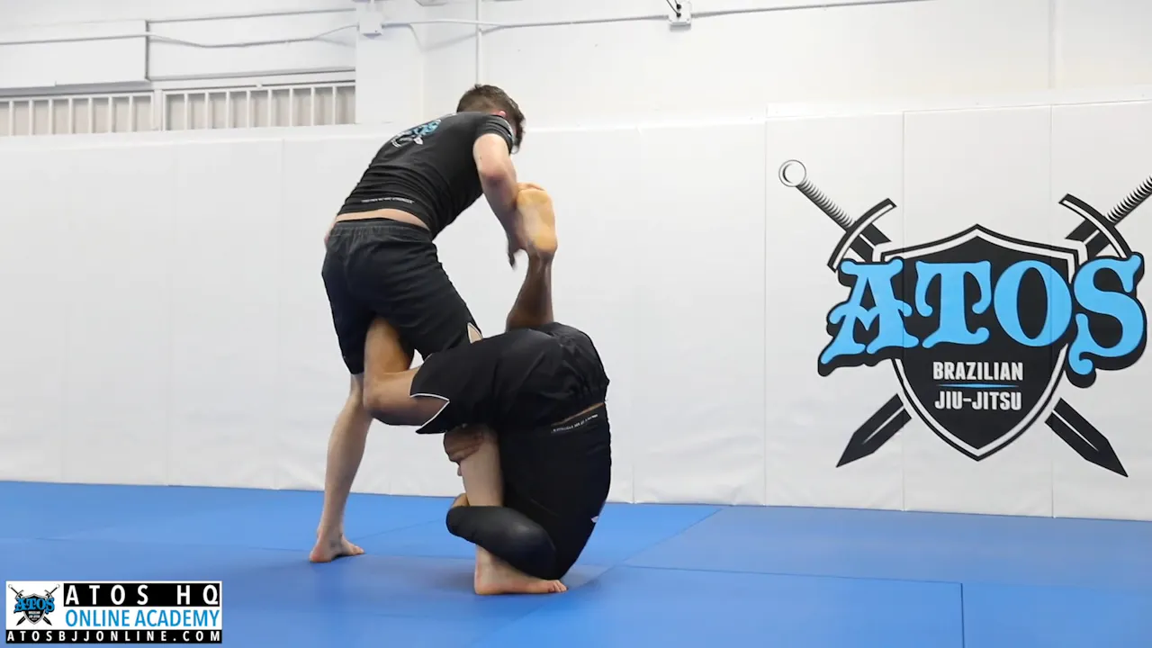 Modified Leg Entanglement to Viper Heel Hook - Andre Galvao - Atos BJJ ...