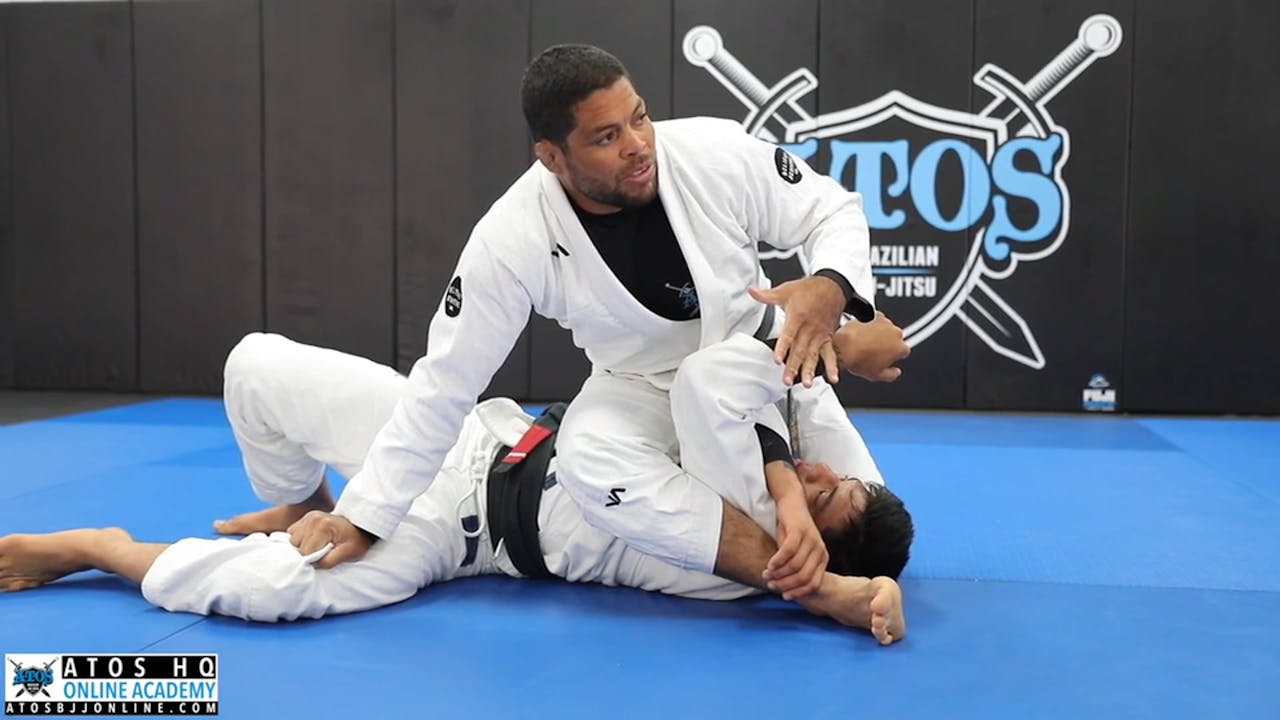Arm Bar From S-Mount + Cross Collar Choke Option - Andre Galvao - Atos ...