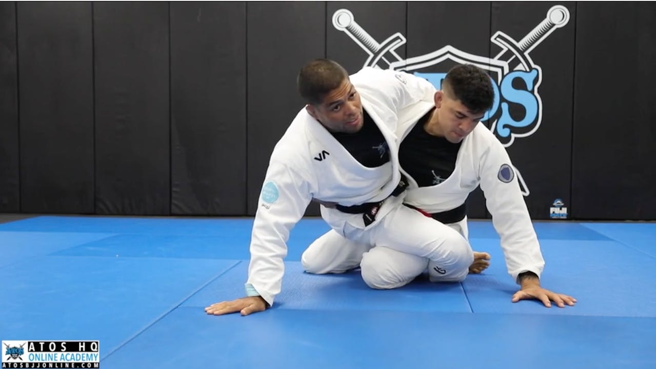 Hip Bump Sweep to Triangle + Back Take & Submission Options - Andre ...